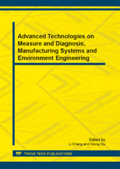 Advanced Technologies on Measure and Diagnosis, Manufacturing Systems ...